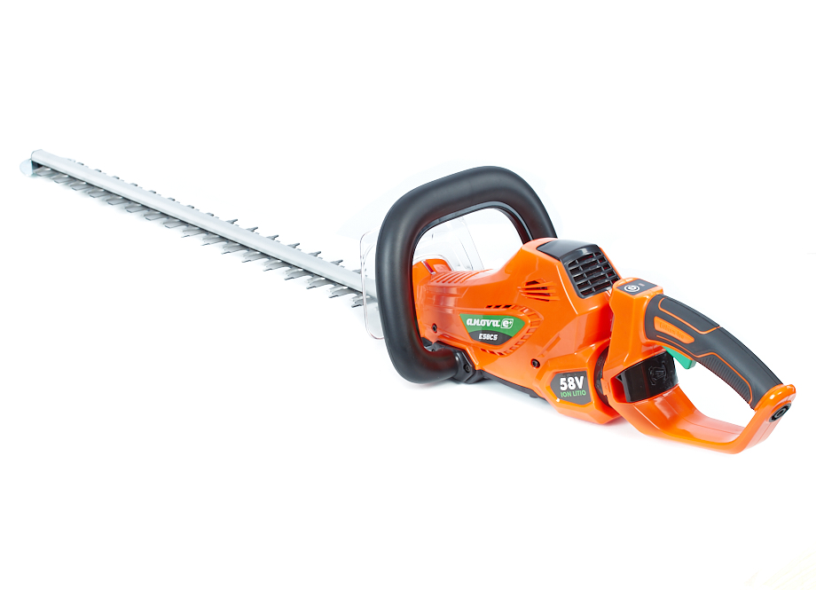 CORDLESS HEDGE TRIMMER ANOVA E PLUS 58V 65CM BATTERY HARNESS Millasur Maquinaria y recambios para bosque jardin